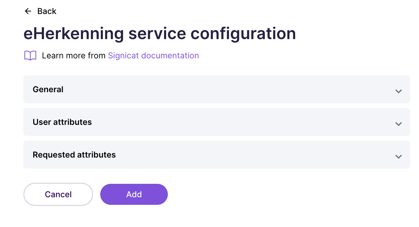 Service catalogue | Signicat Documentation