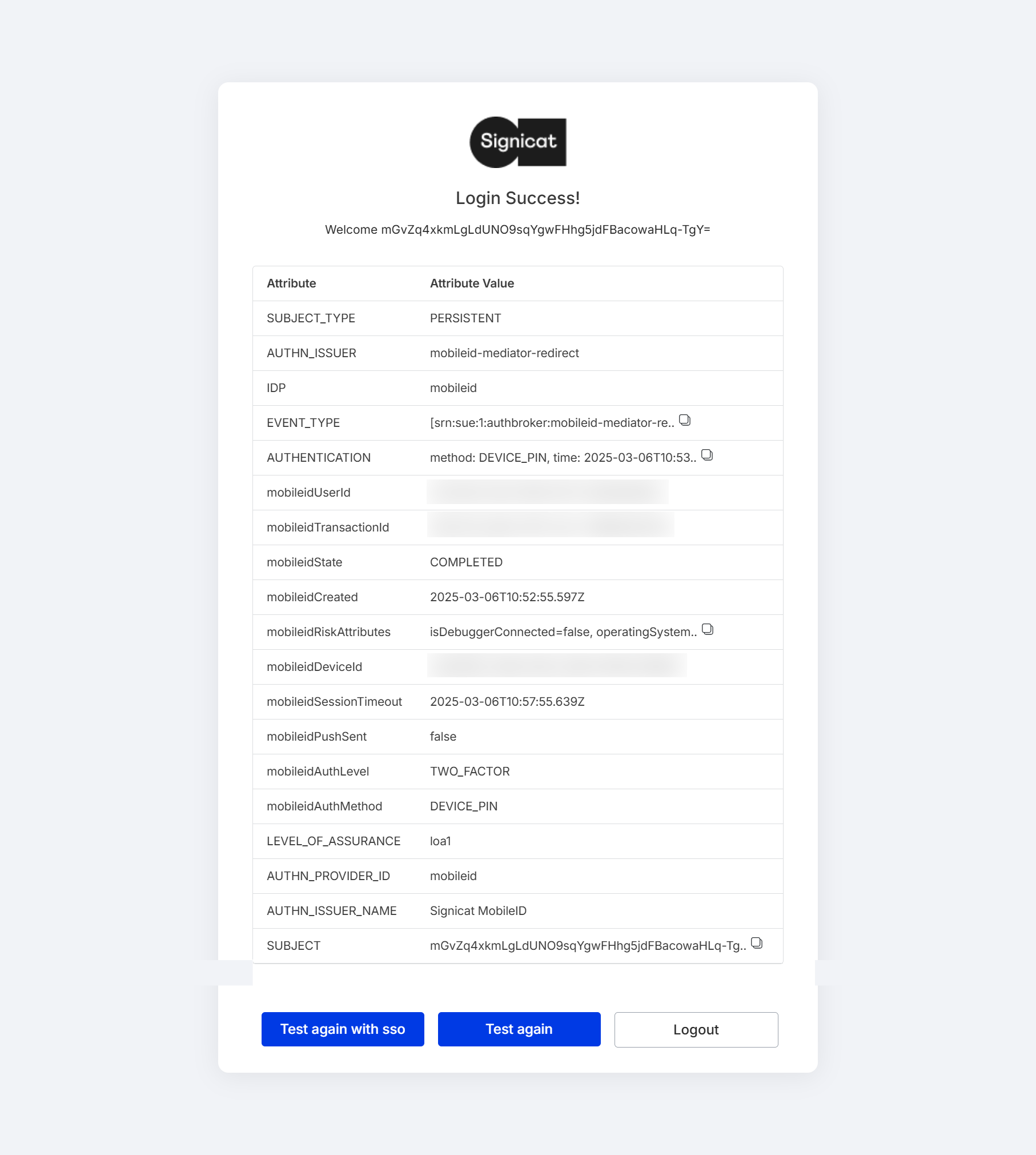 Signicat Dashboard | Signicat Documentation