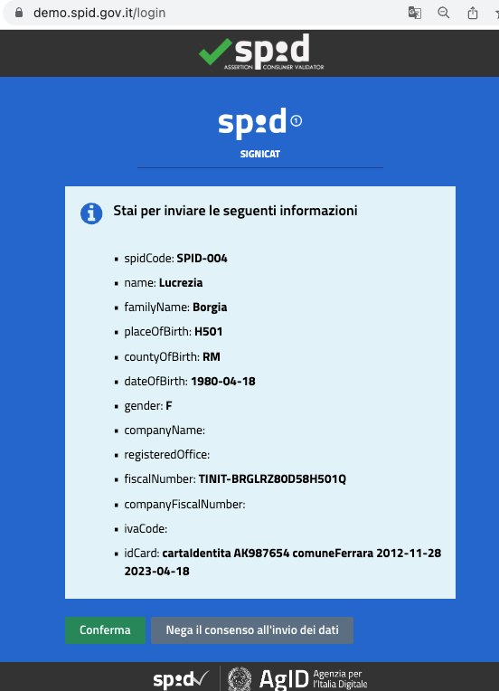 Setup of SPID | Signicat Documentation