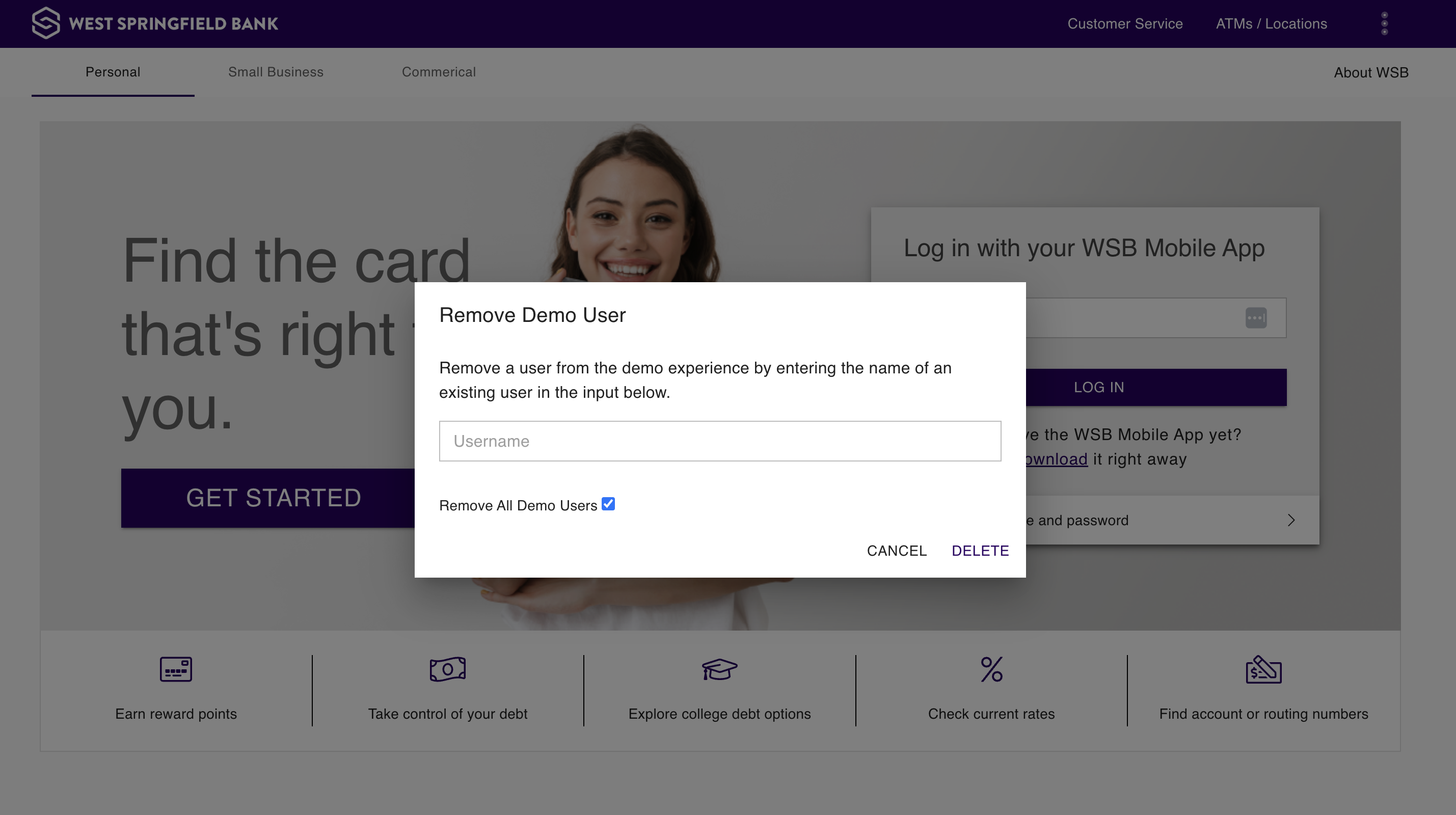 Manage demo users | Signicat Documentation