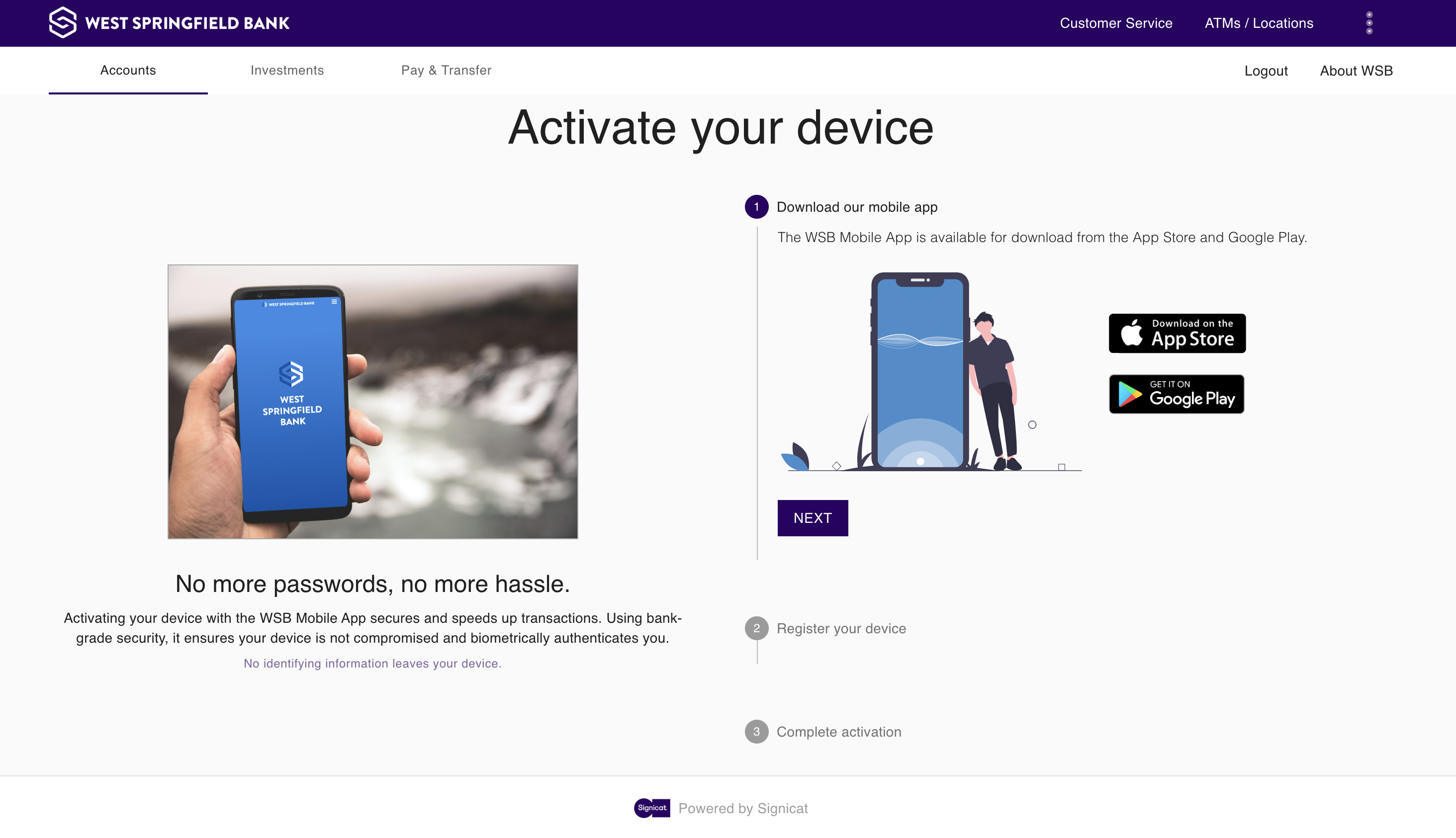Web scenarios | Signicat Documentation