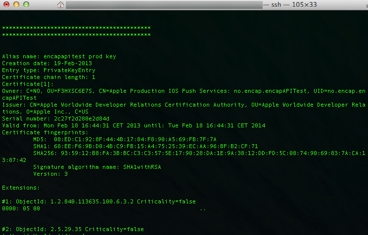 APNs certificates and tokens | Signicat Documentation